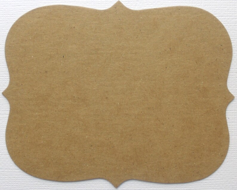ORNATE NOTES Mats Frame Labels - Bare Chipboard Bare Die Cuts - Etsy