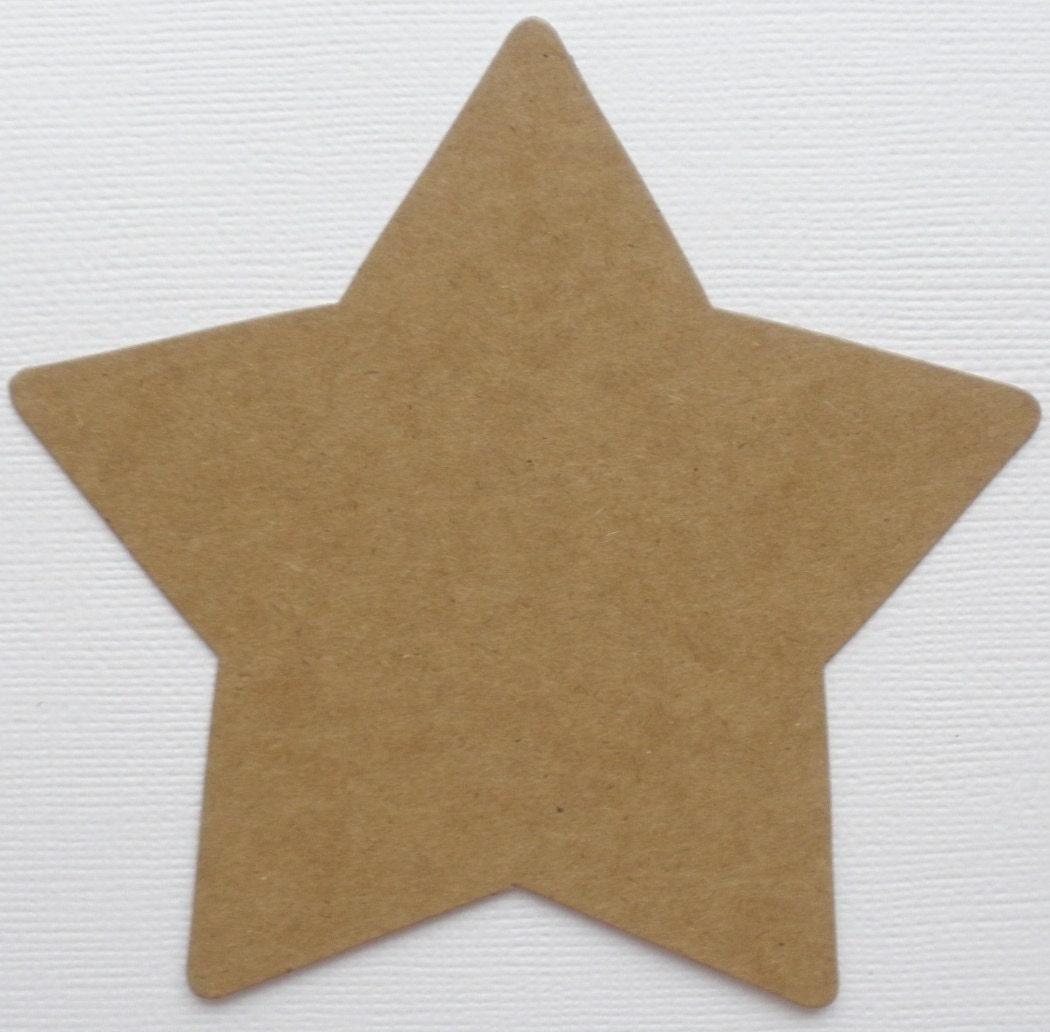 Large STARS chipboard Stars Star Die Cuts Star Chibpoards - Etsy