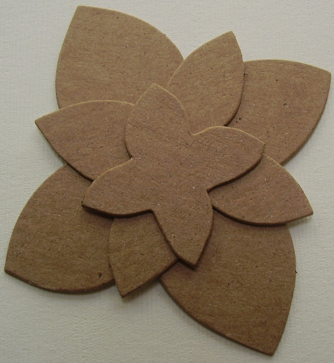 Ornate Layering Flowers - Chipboard Die Cuts - Bare Flower Diecuts - Etsy