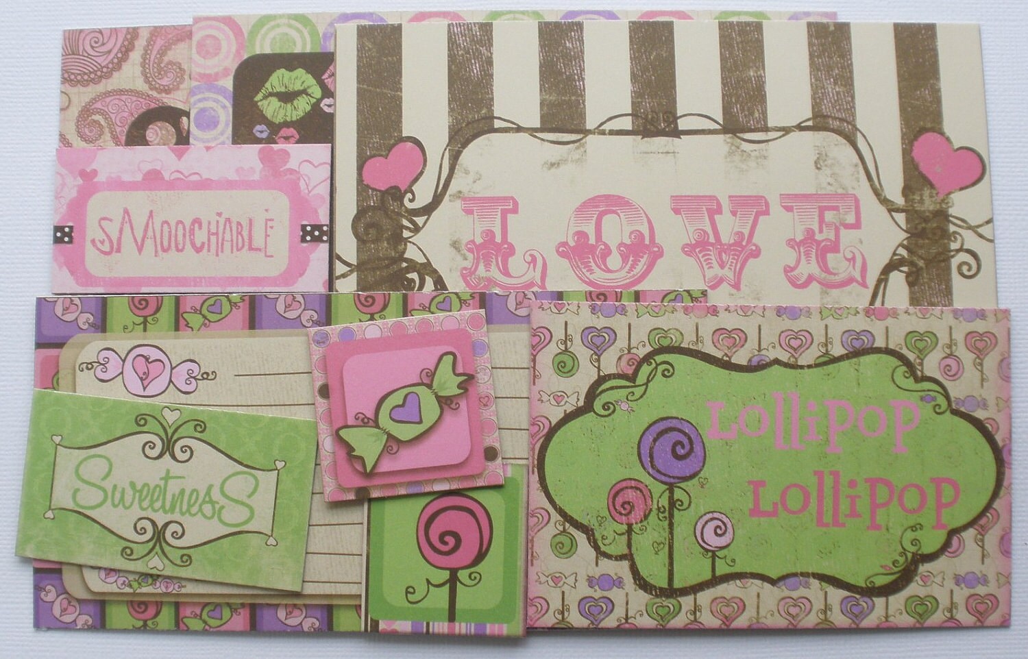 Smoochable Cut Outs Journal Cards Chipboard Die Cuts - Etsy
