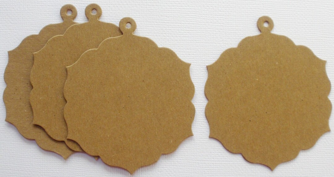 FANCY CHARM TAGS - Ornate Labels / Tag - Bare Chipboard Die Cuts ...
