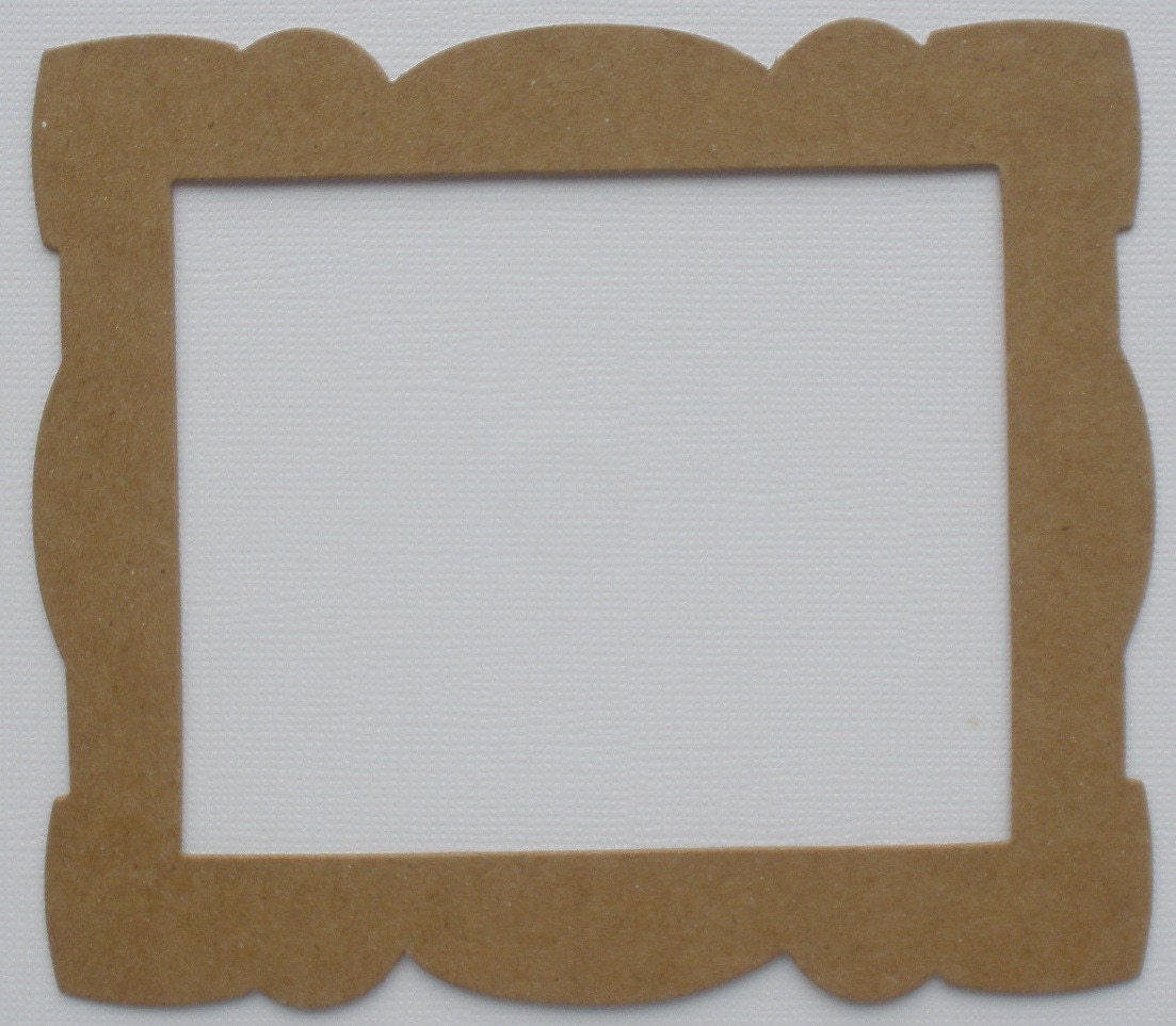 DECORATIVE Picture Frames - Chipboard Die Cuts - Bare Alterable ...