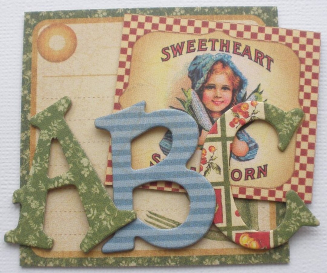 AUGUST DAY - Designs - Chipboard Alphabet Letters & Die Cuts ....... 1. ...