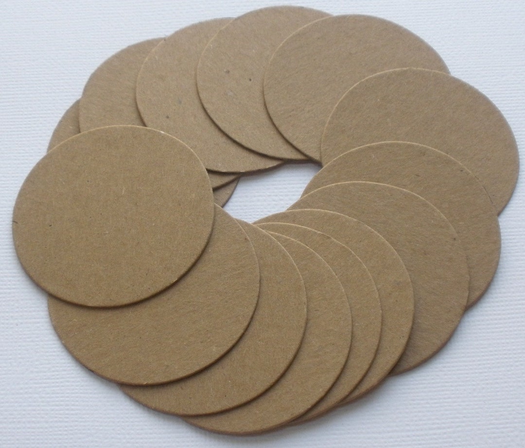 Geometric 2" Coaster Circle - Chipboard Die Cuts - Round Mats ...