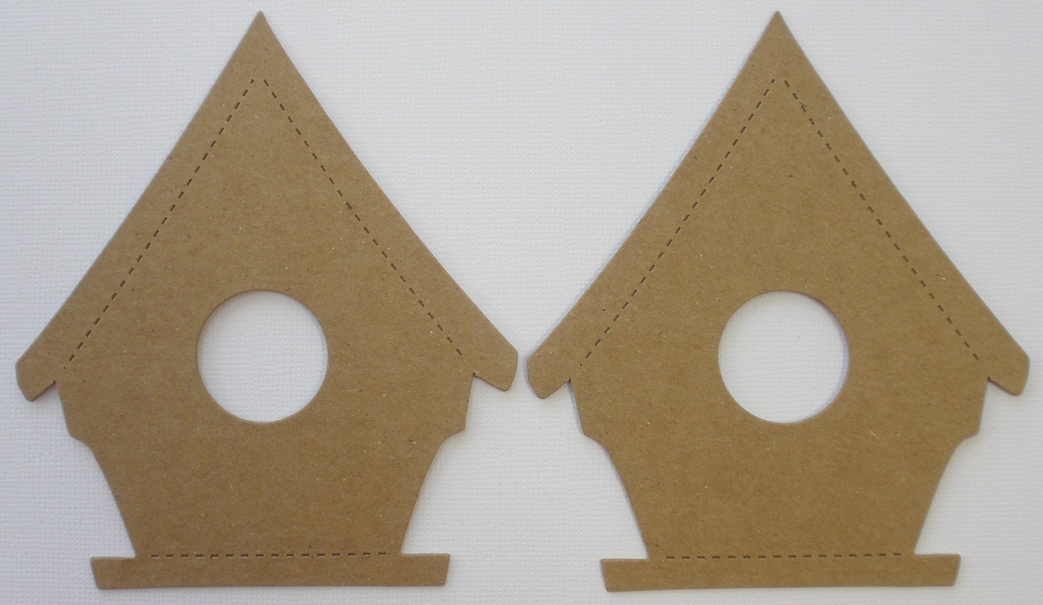 Bird HOUSE W/ Birds - Bare Chipboard Die Cuts - Etsy