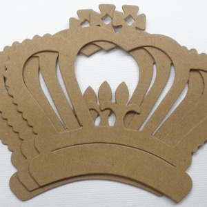 MAJESTIC CROWN Die Cuts | Bare Chipboard Diecuts | Royal Regal ...