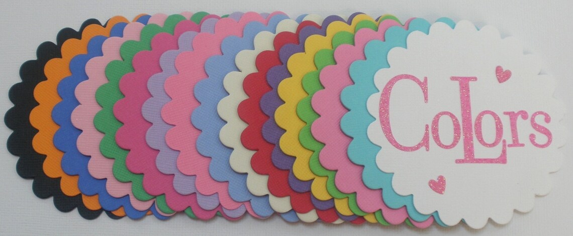 4 Elegant Cardstock Letters Uppercase Alphabets Top - Etsy