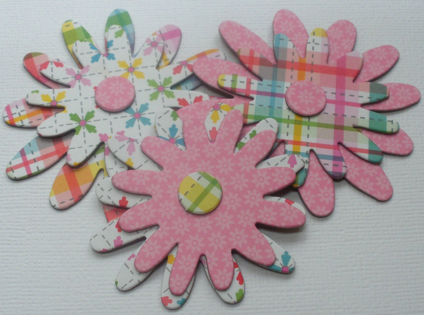 SPRING DELIGHTS Floral Chipboard Die Cuts Doodlebug Flower - Etsy