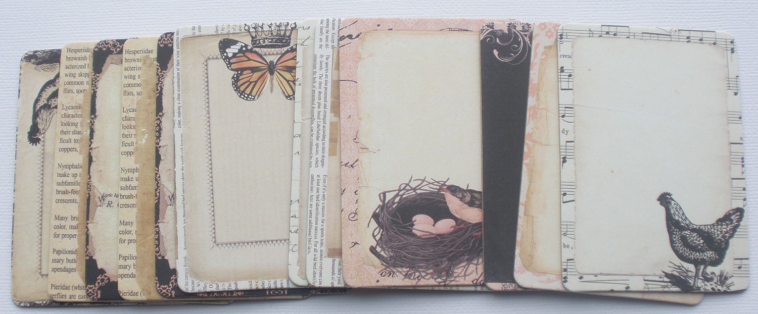 ALMANAC ATC Journal Cards Chipboard Kit Embellishment - Etsy