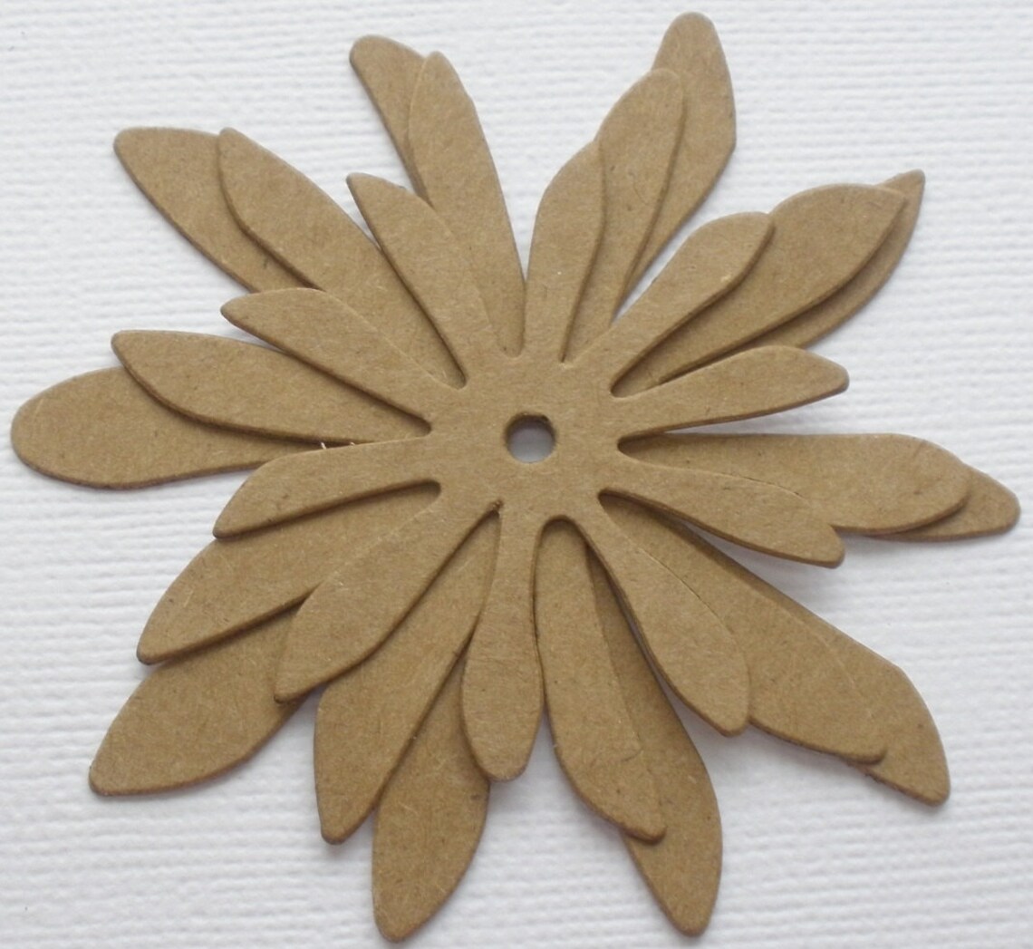 Wild Daisy FLOWER Chipboard Die Cuts Layering Trio of - Etsy