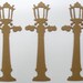 LAMP POST - Bare Lamps Christmas Chipboard Die Cuts - 5 1/8" Tall - Etsy