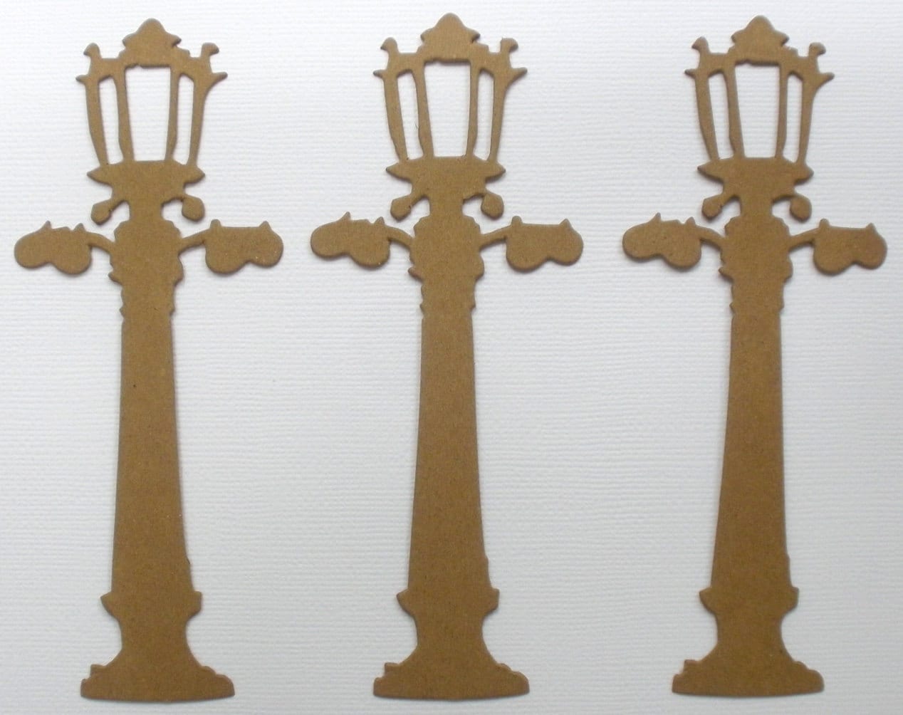 LAMP POST Bare Lamps Christmas Chipboard Die Cuts 5 - Etsy