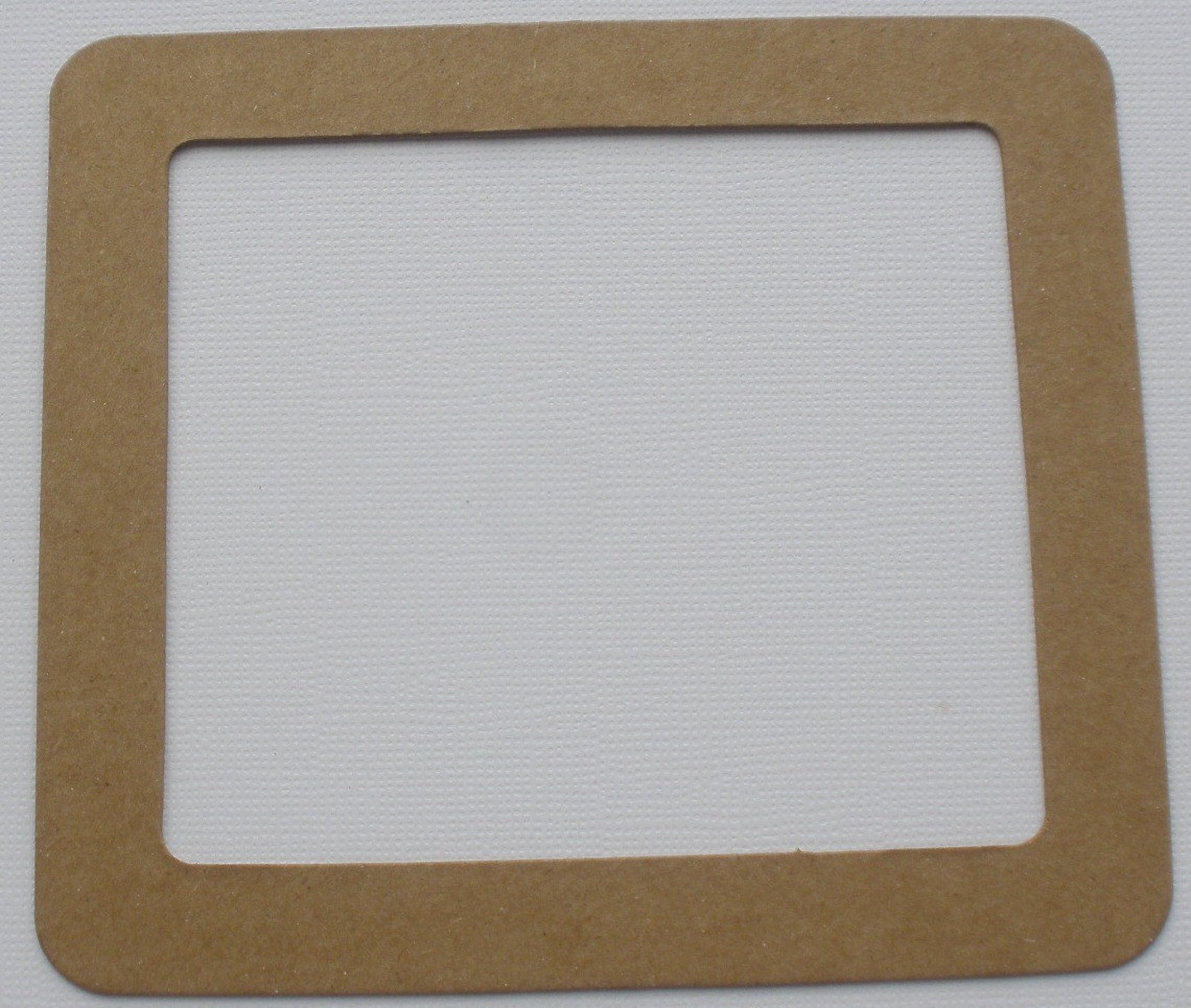 3 ROUND EDGE Frames Raw Chipboard Bare Die Cuts - Etsy
