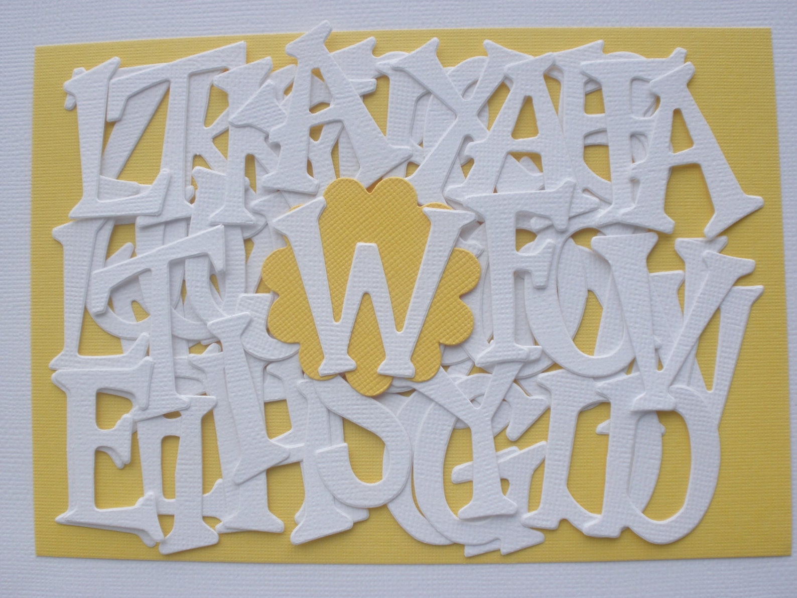 1.5" Card Stock Letters & Number Die Cuts | Alphabet Diecuts - Top ...