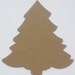 4 CHRISTMAS FIR TREES - Raw Christmas Chipboard Bare Die Cuts - Etsy