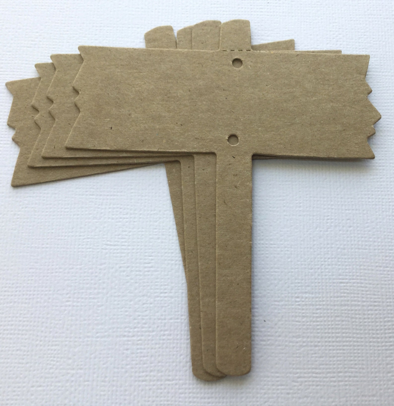 Picket Sign - Chipboard Die Cuts - Bare Kraft Embellishments - Etsy