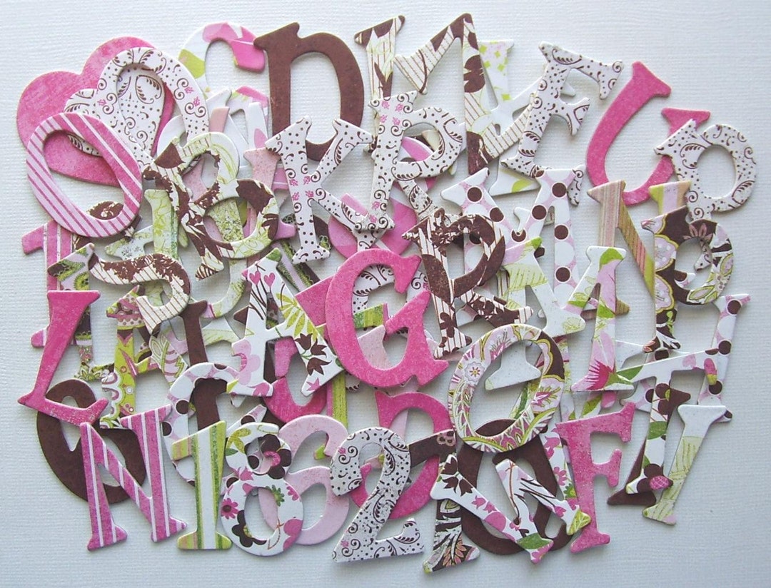 SULTRY - Chipboard Letters & Alphabet Die Cuts ..... 1.5