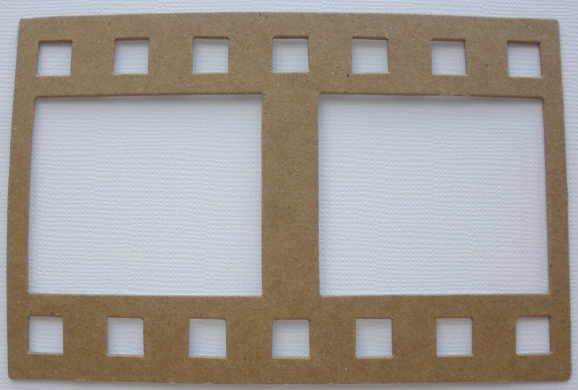 4 Film Strips Raw Chipboard Bare Die Cuts - Etsy