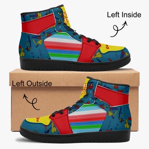 Chucky High Top Sneakers, Chucky Sneakers, Chucky Shoes, Childs Play ...