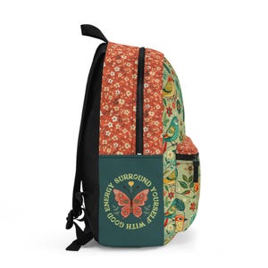Bohemian Style Backpack, Boho Backpack, Birds and Flowers Backpack ...