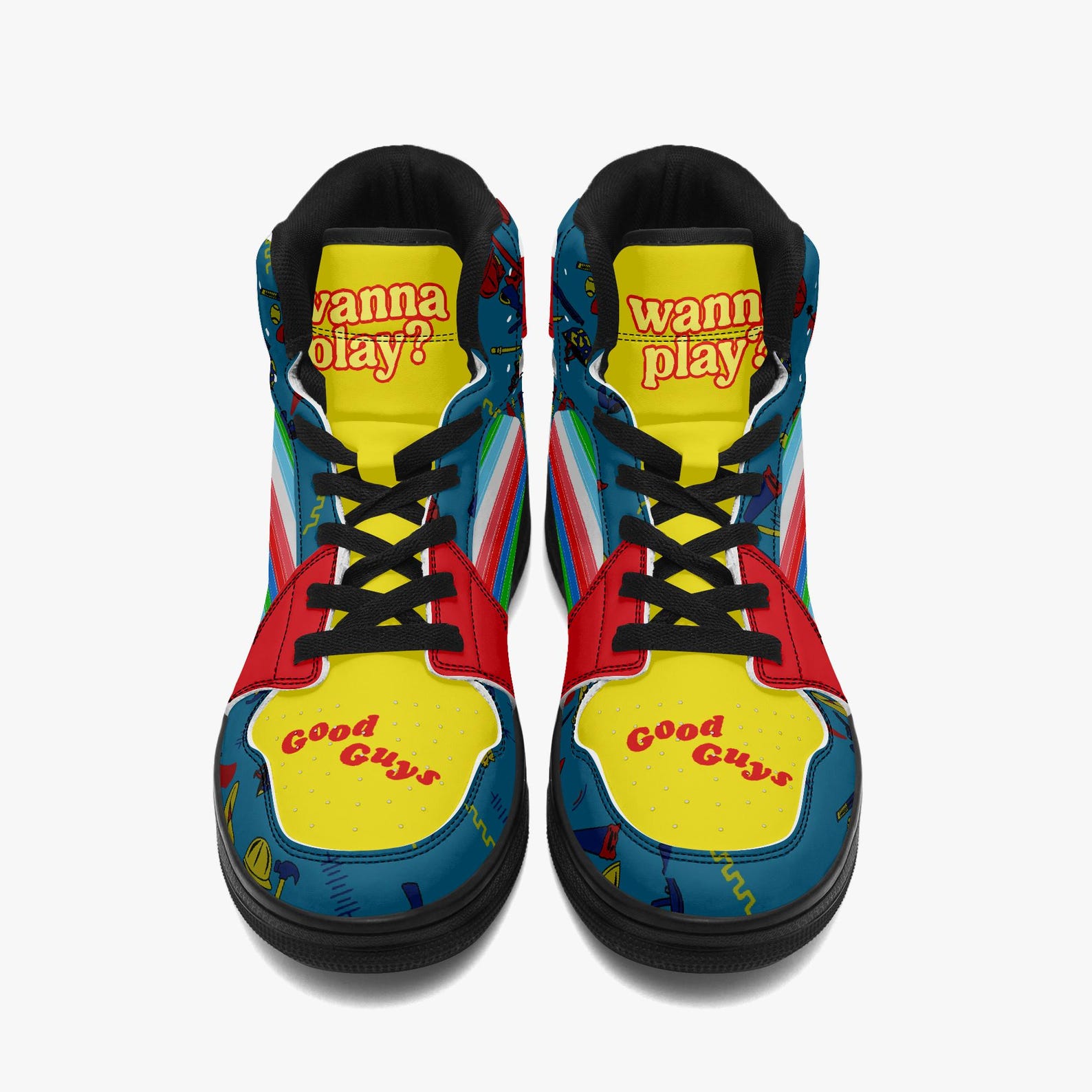 Chucky High Top Sneakers, Chucky Sneakers, Chucky Shoes, Childs Play ...