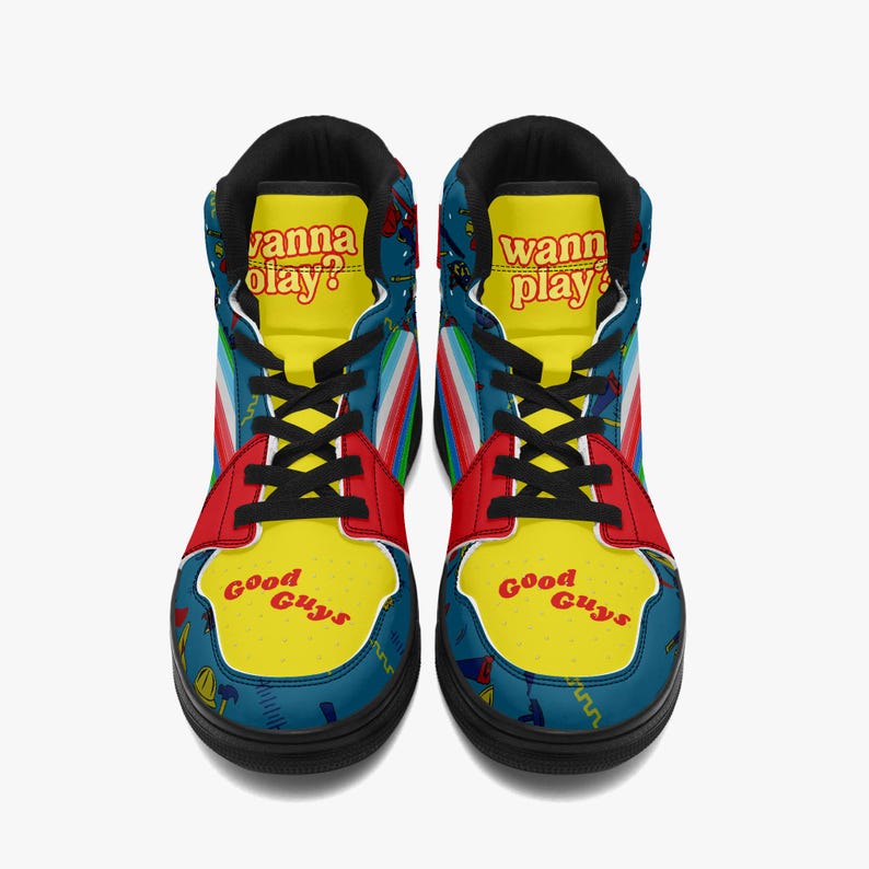 Chucky High Top Sneakers, Chucky Sneakers, Chucky Shoes, Childs Play ...