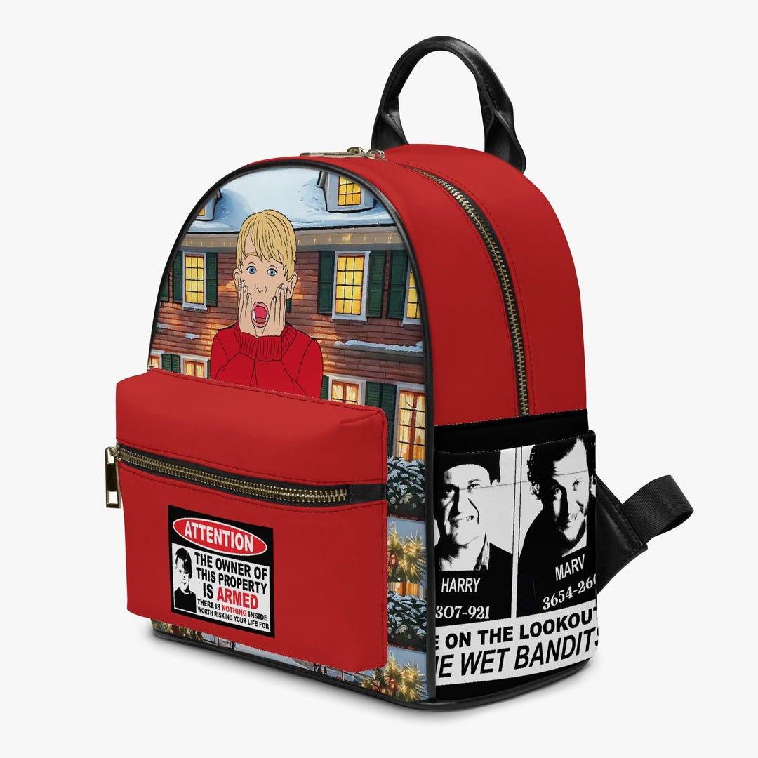 Home Alone Backpack, Christmas Back Pack, Home Alone Book Bag, Home ...