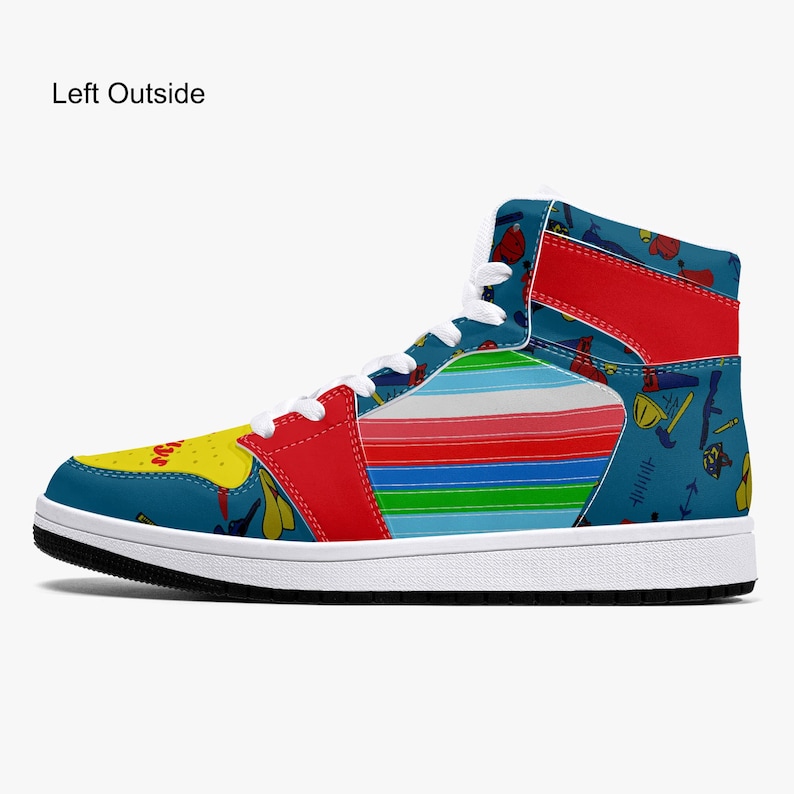 Chucky High Top Sneakers, Chucky Sneakers, Chucky Shoes, Childs Play ...