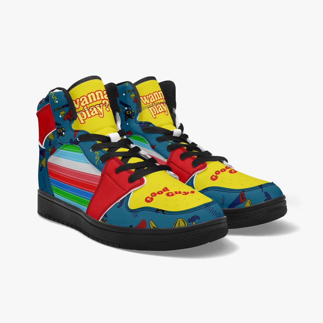Chucky High Top Sneakers, Chucky Sneakers, Chucky Shoes, Childs Play ...
