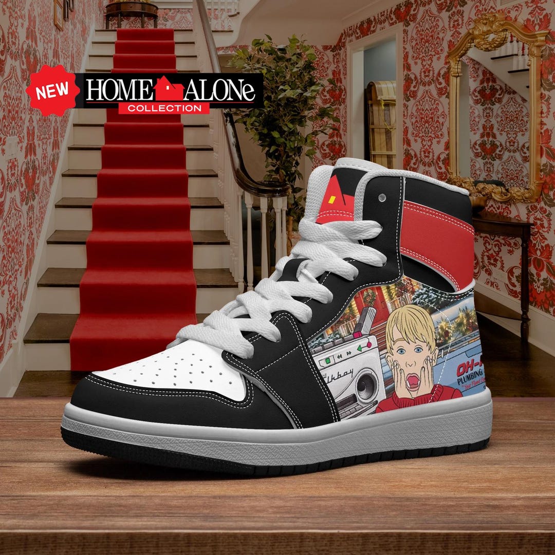 Home Alone Kids Shoes, Home Alone High-top Shoes, Home Alone Shoes ...