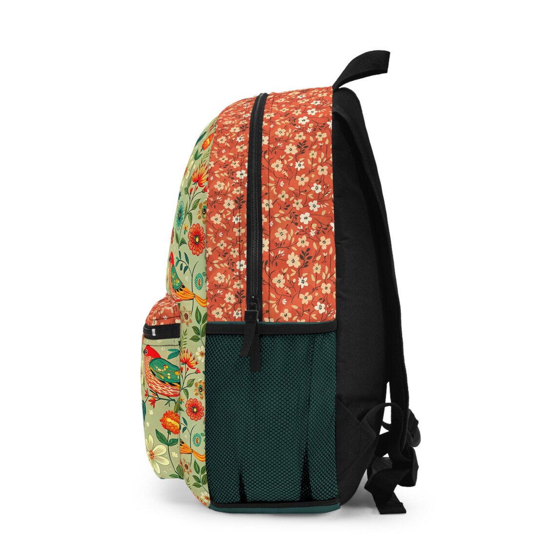 Bohemian Style Backpack, Boho Backpack, Birds and Flowers Backpack ...