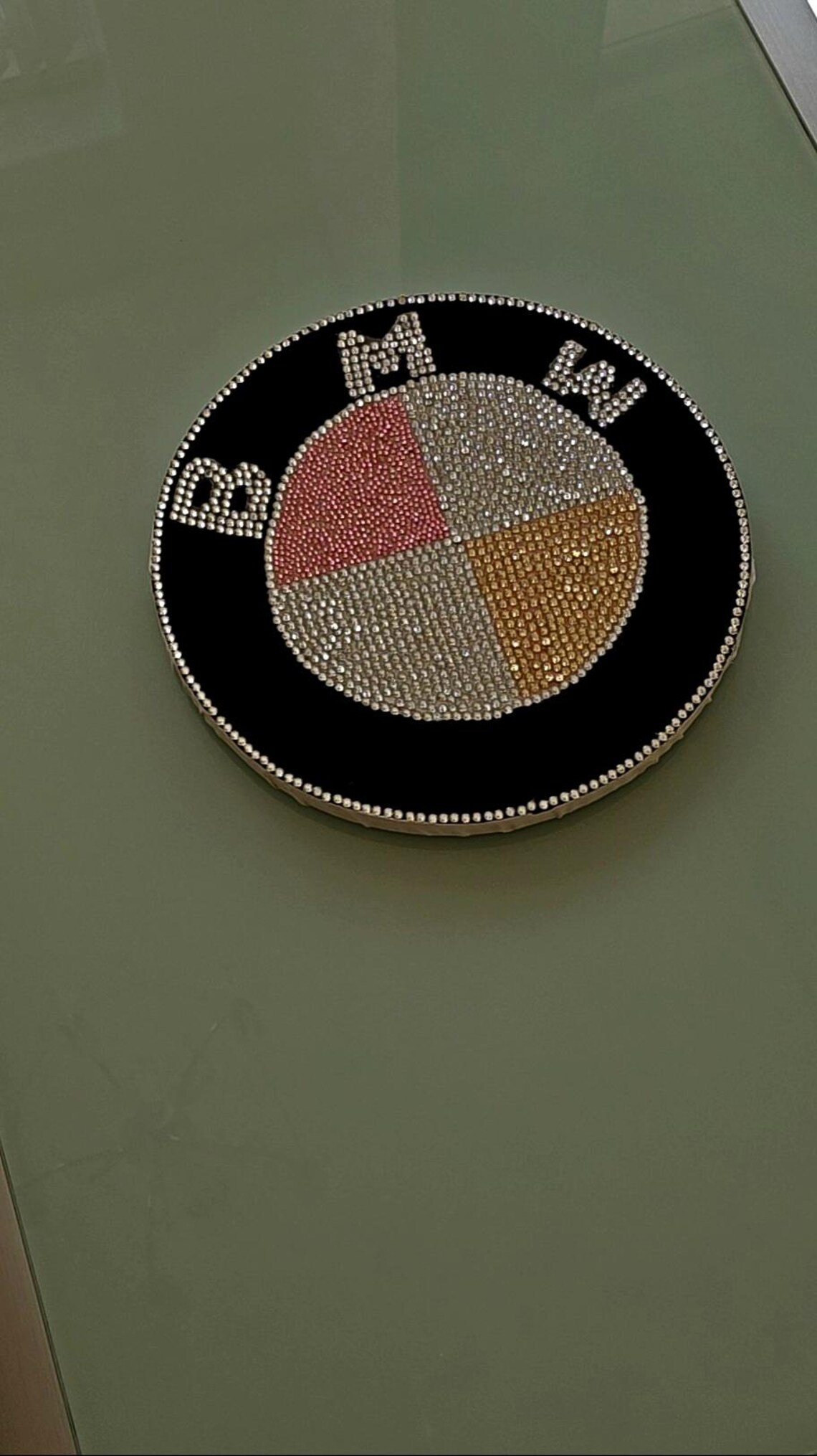 BMW Rhinestone Art - Etsy
