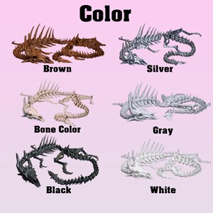 3D Printed Bone Dragon, Submersible, Aquarium Accessories, Fish Tank ...