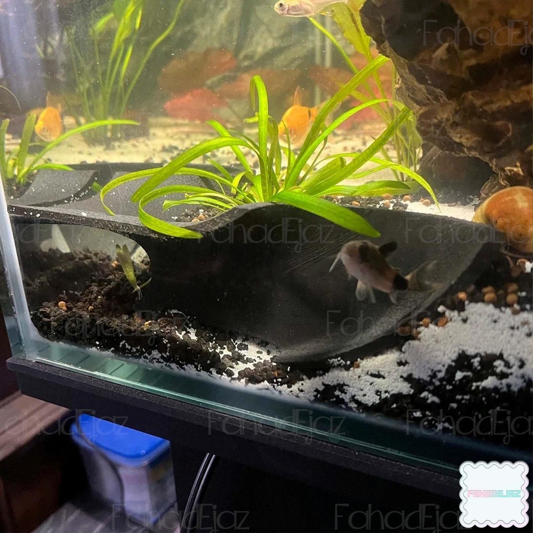 3D Printed Aquarium Corner Decoration, Aquarium Underground Natural ...