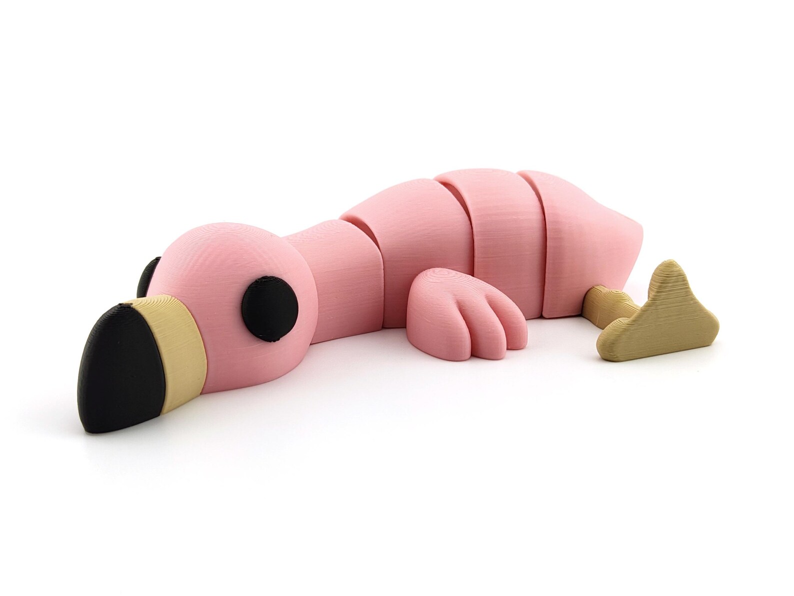 Flexible Flamingo Toy – 3D Printed Sensory Desk Toy | Stress Relief ...