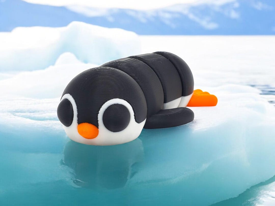 Flexible Penguin Fidget Toy – 3D Printed Sensory Play | Stress Relief ...