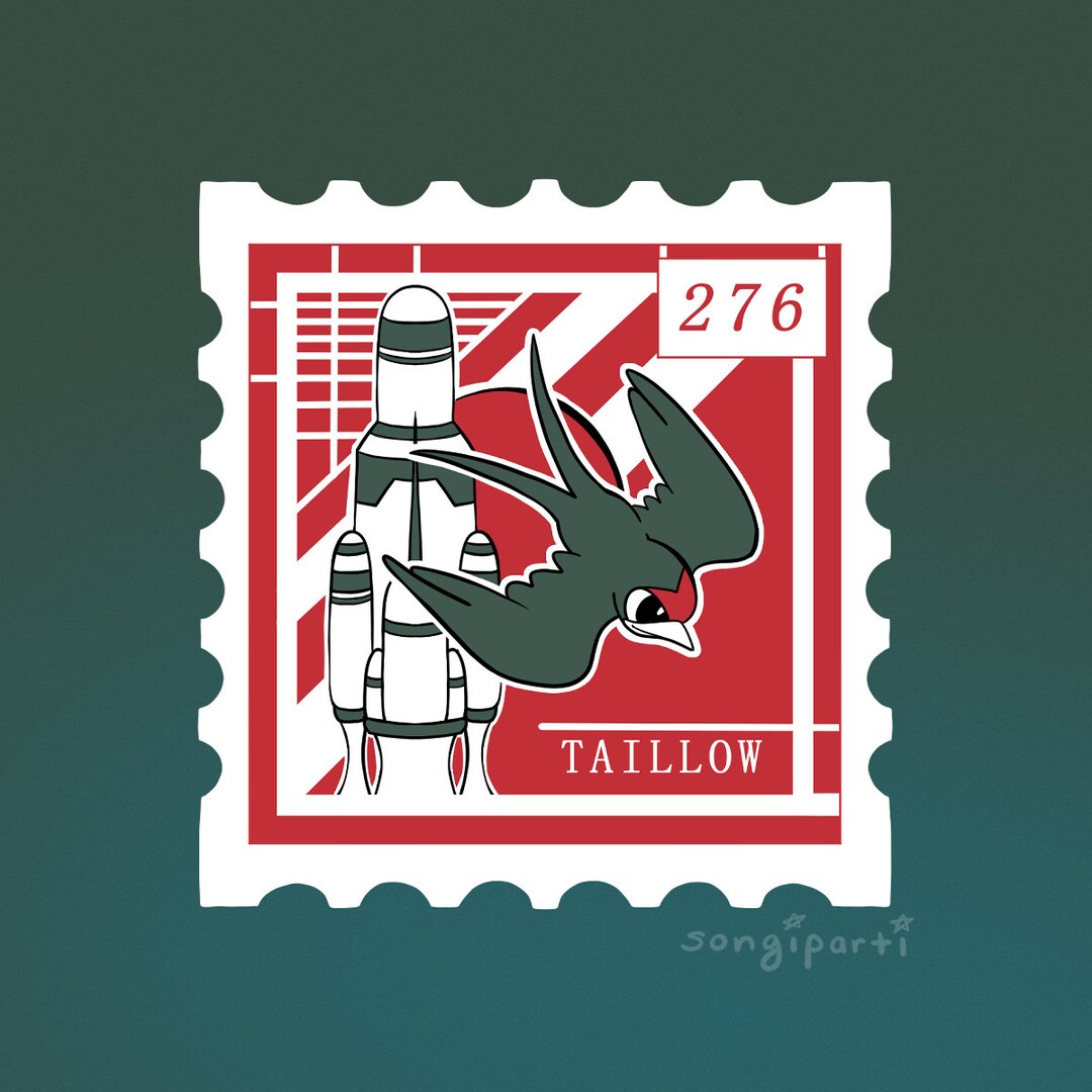Top Tier Taillow Stamp Vinyl Sticker - Etsy