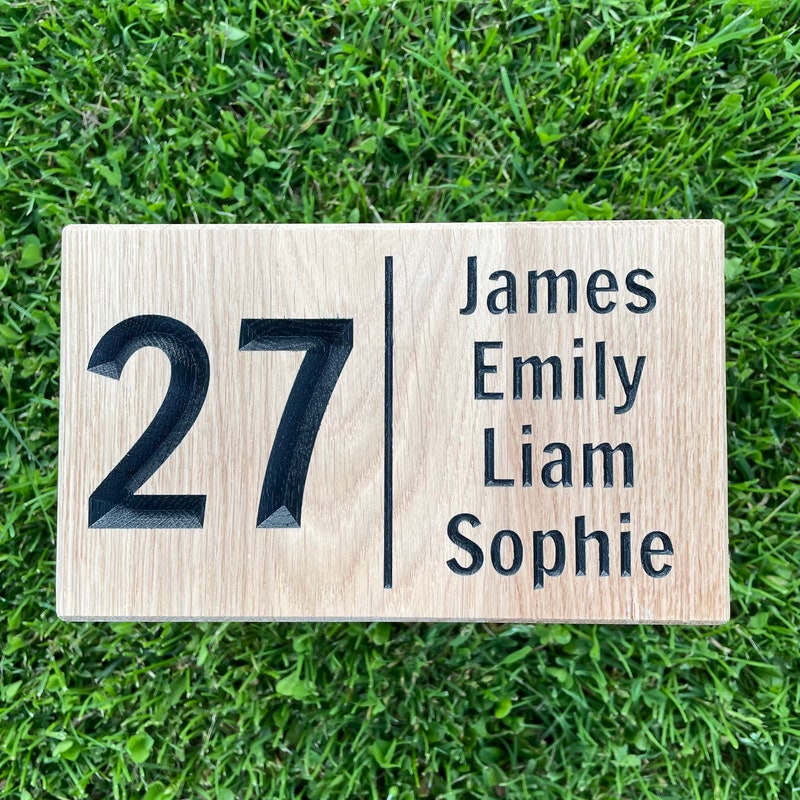 Wooden Address Sign - Etsy