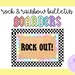 Rock and Rainbow Bulletin Board Borders - Etsy