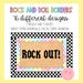 Rock and Rainbow Bulletin Board Borders - Etsy