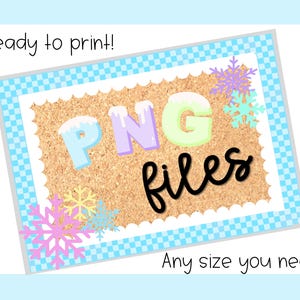 Snow Days Classroom Decor - Bulletin Board Letters - Etsy