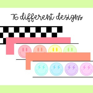 Rock and Rainbow Bulletin Board Borders - Etsy