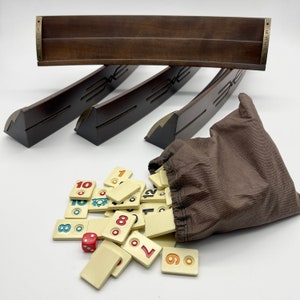 Personalized Wooden Oval Rummikub Set, Rummy Cube Game Oval Shaped ...