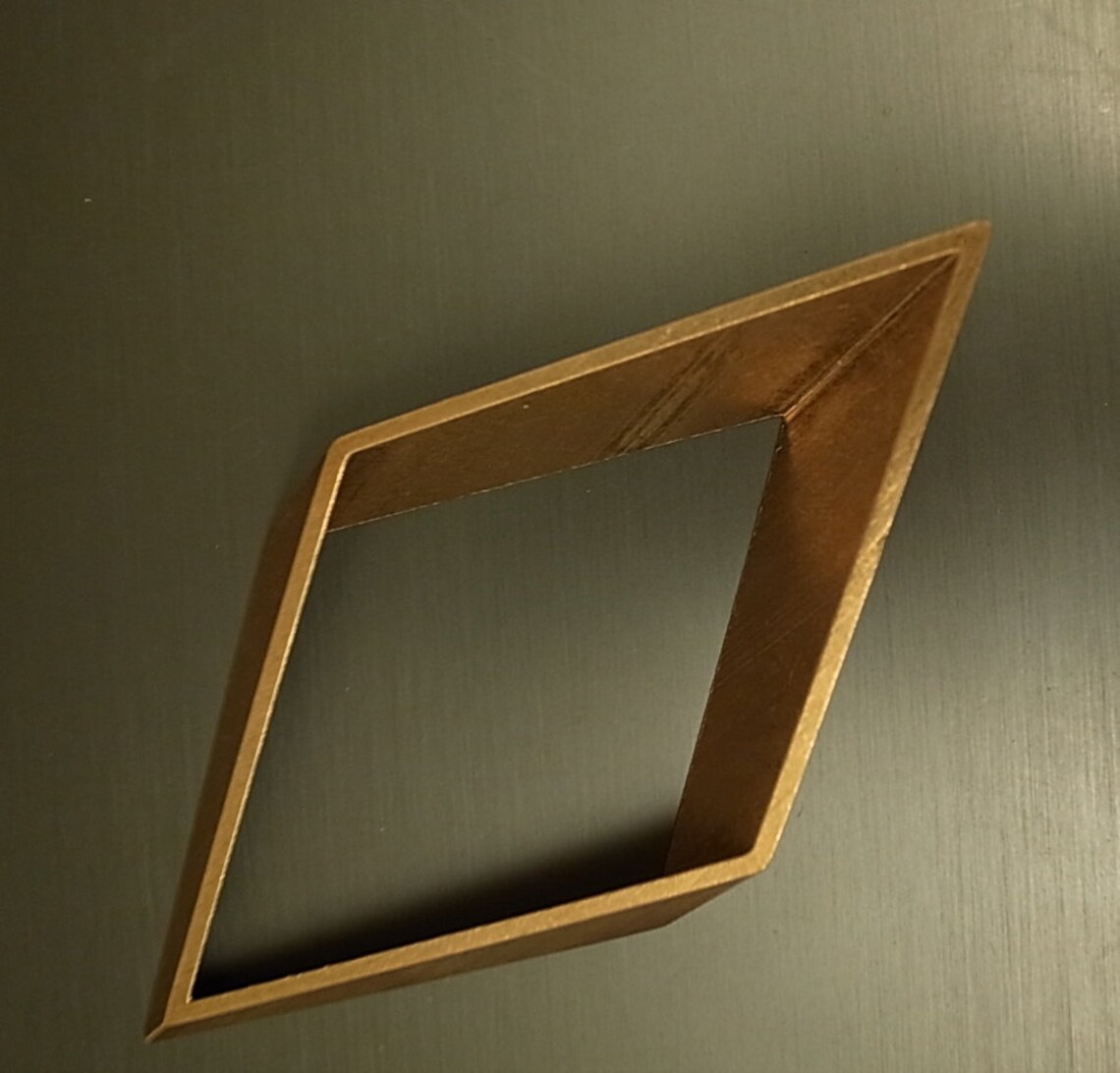 2 Large Rhombus Charm Heavy Large 90 X 45 X 3mm - Etsy