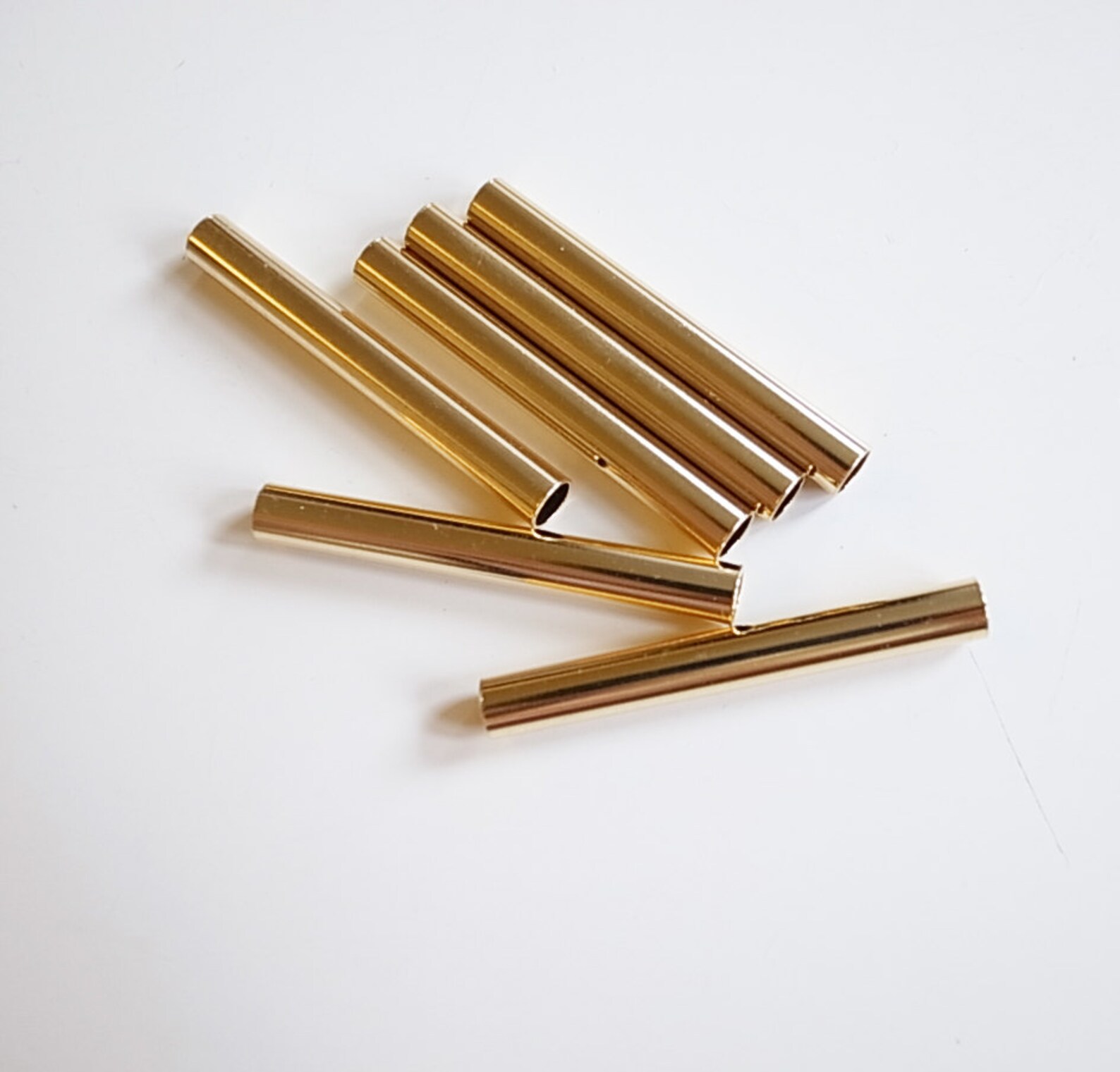 Limited 8 Pieces of Newly Made Cut Raw Brass Straight Tube - Etsy