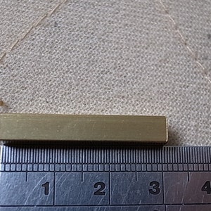 8 Pieces of Raw Brass Tube Square Shape 5x5x30mm - Etsy