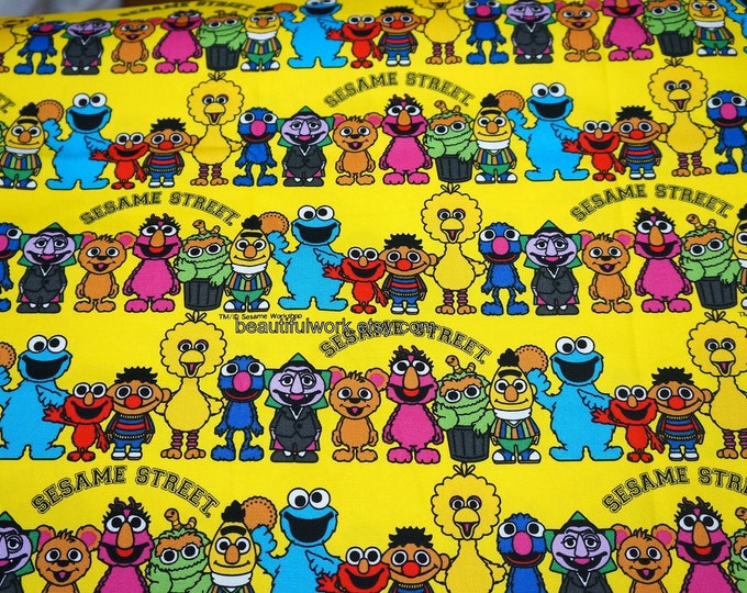 Elmo Sesame Street Character Fabric Fat Quarter - Etsy
