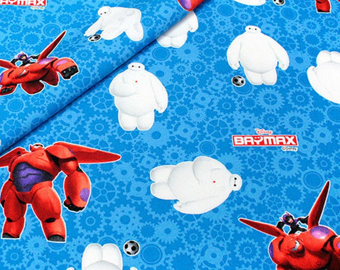 Disney Character Baymax Print 50 Cm by 106 Cm or 19.6 by 42 Inches Half ...