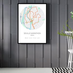 Any Route Minimalist Map Design Circular Strava Design Colour Map - Etsy