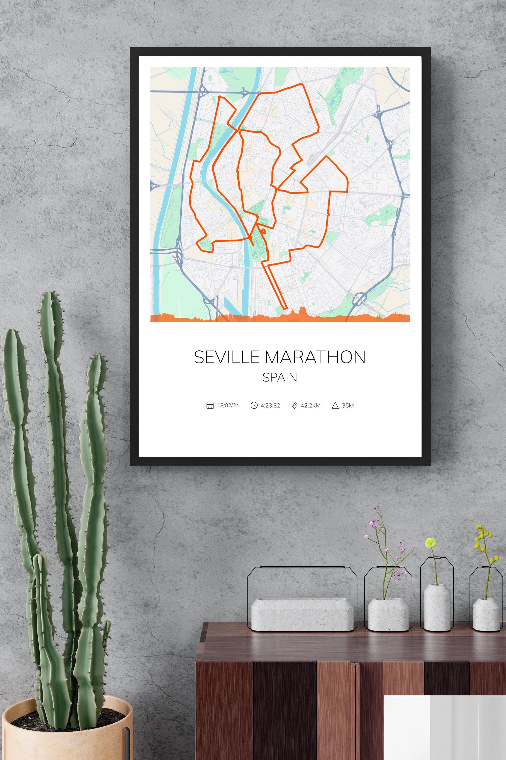 Any Route Minimalist Map Design Square Strava Style Colour Map - Etsy